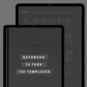 TheEasyTemplate - Digital Notebook, Digital Planner, Printables