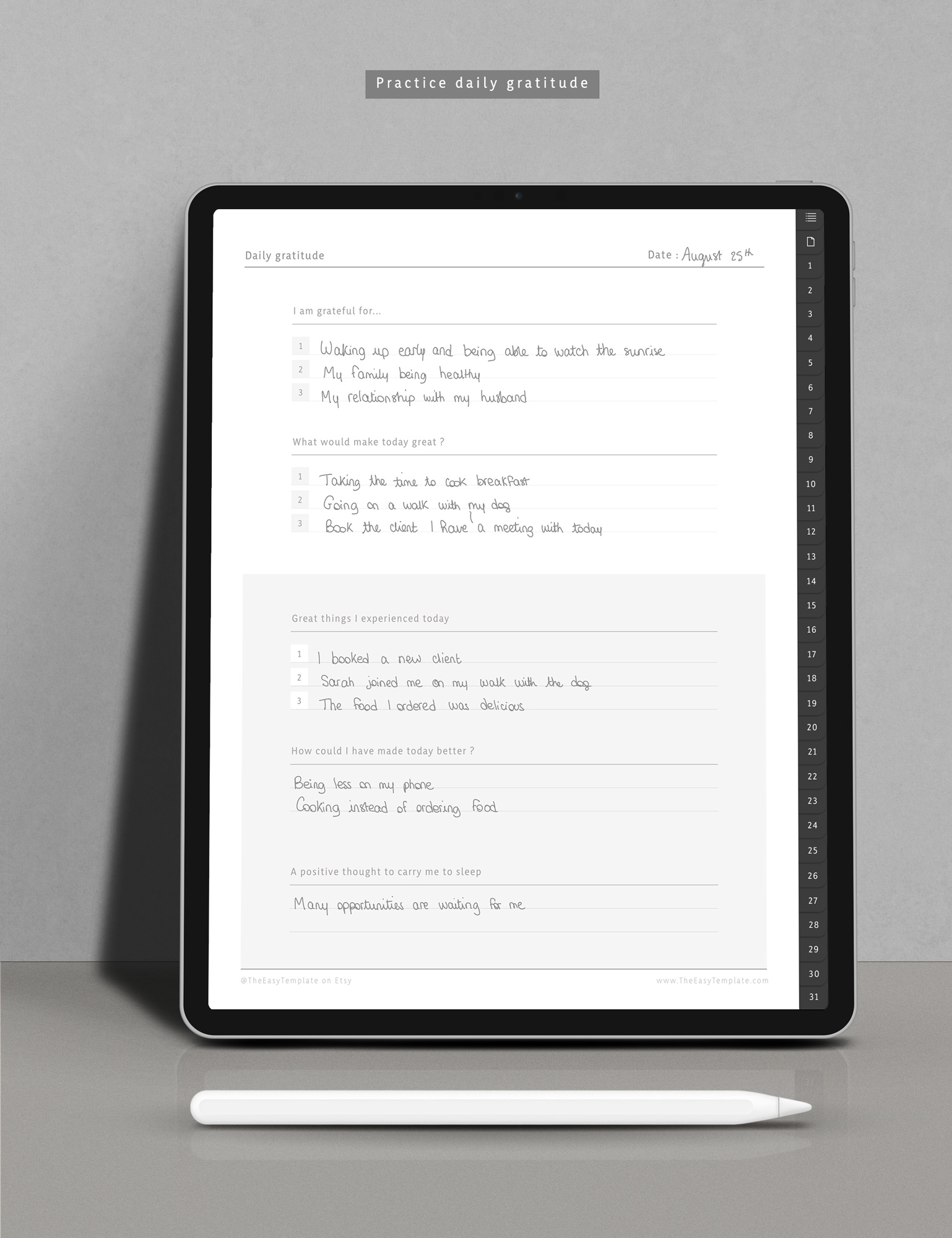 Paper & Party Supplies Blank Digital Notebook 24 Hyperlinked Tabs ...